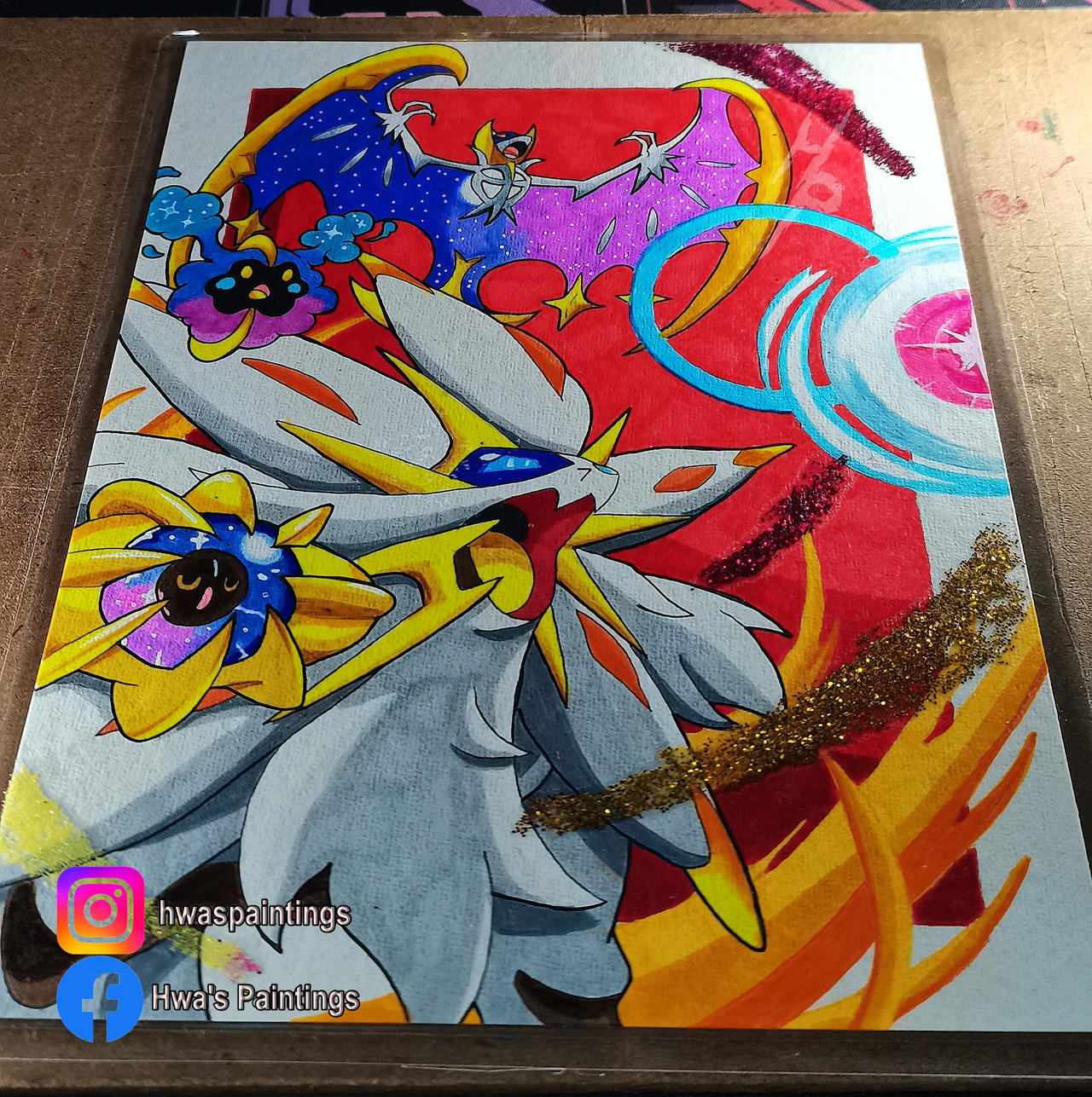 Pokemon Cosmog Evolution Artwork A5 Size By Pumky On Deviantart