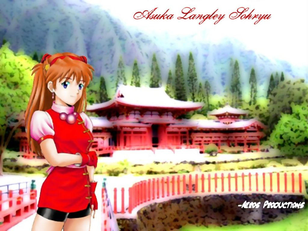 Asuka at Byodo Inn by Aeroslaughter on DeviantArt