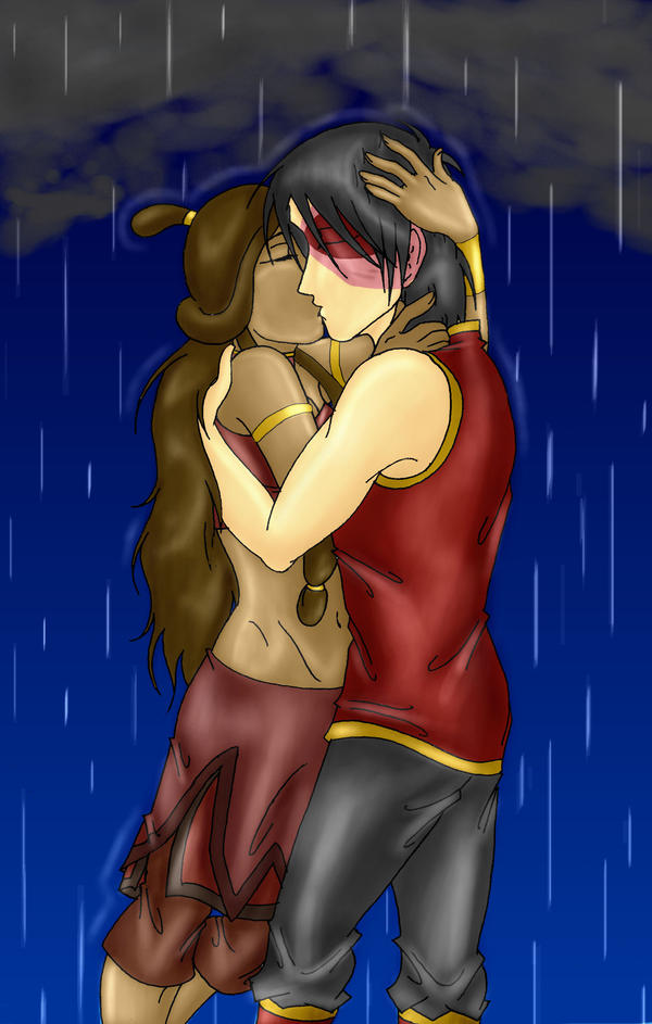 Zutara - Kiss in the Rain by SetoAngel01 on DeviantArt