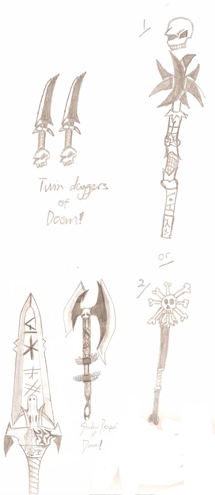 Doom weapons redesign by HeartOfTheDarkLight on DeviantArt