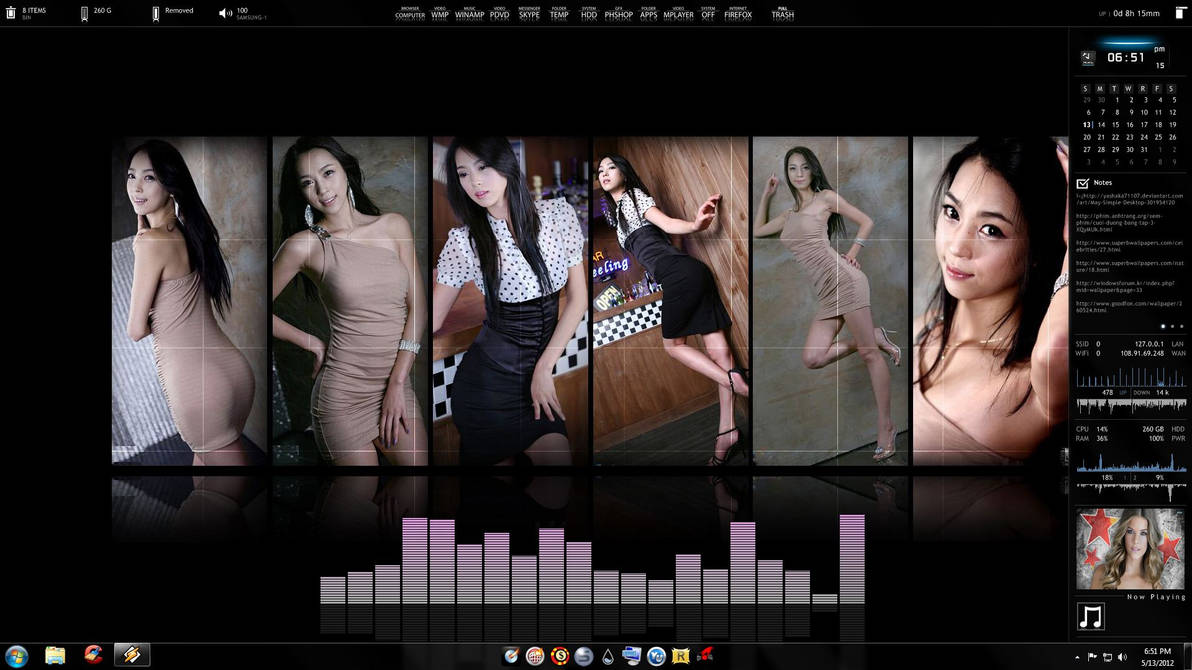 Win 7 With Rainmeter-Rocket Dock-Samurize EQ by yashaka71107 on DeviantArt Win 7 With Rainmeter-Rocket Dock-Samurize EQ by yashaka71107 on DeviantArt