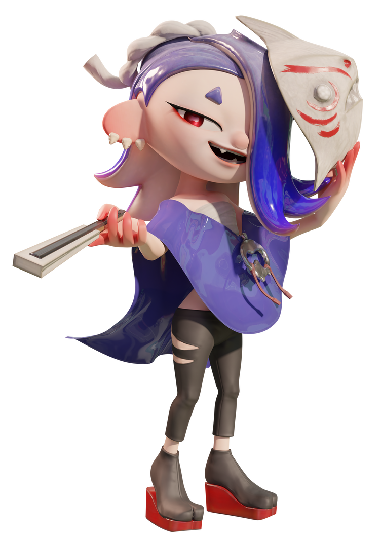 (Blender / Splatoon) Shiver render by InkBennie on DeviantArt (Blender / Splatoon) Shiver render by InkBennie on DeviantArt