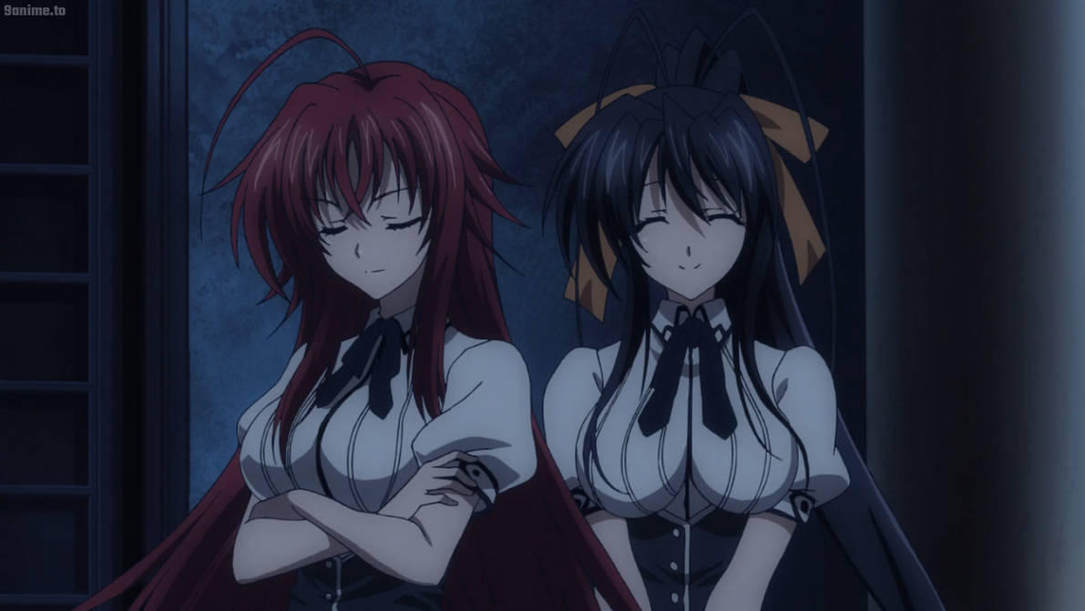 Rias And Akeno 3 By Neonblueblade On Deviantart