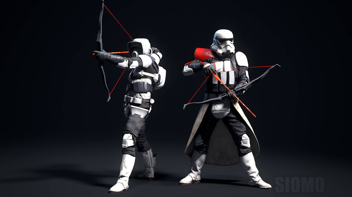 Storm/Scout Trooper Bow Training by Siomo on DeviantArt Storm/Scout Trooper Bow Training by Siomo on DeviantArt
