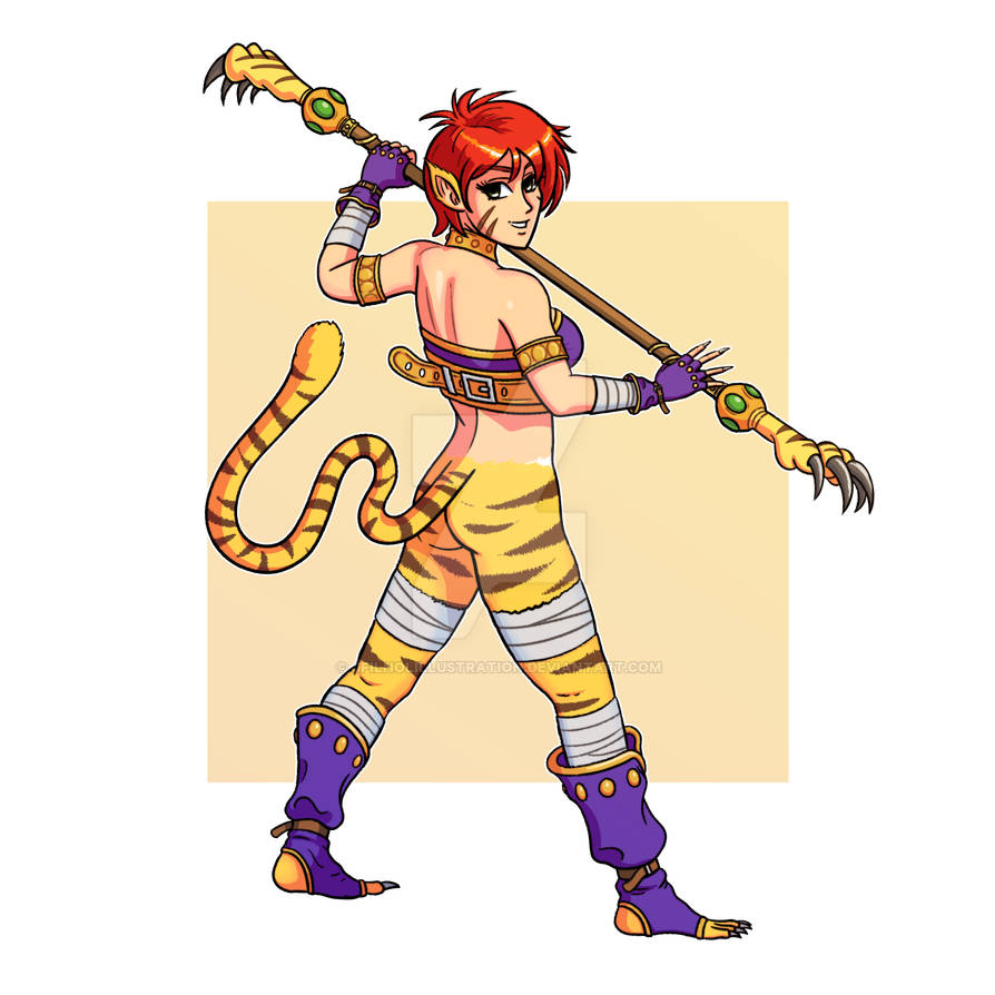 Katt Breath Of Fire 2 By Jfilholillustration On Deviantart