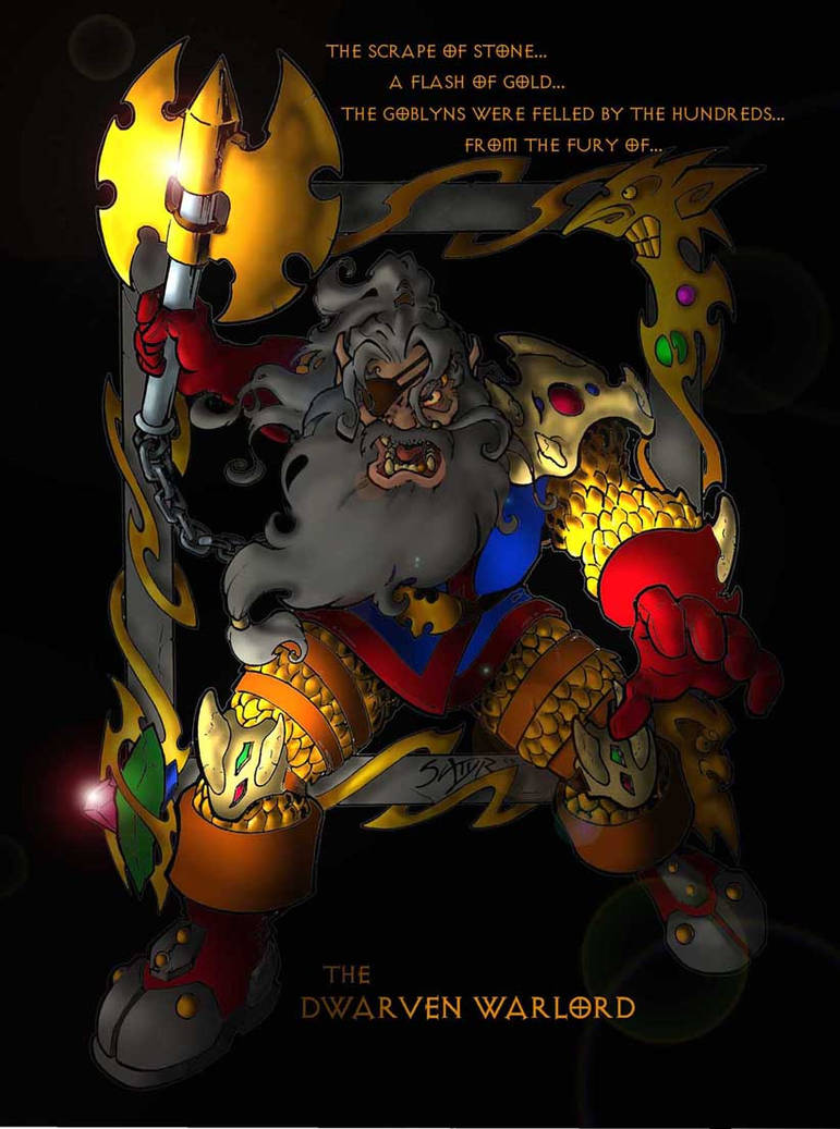 Dwarven Warlord by Satyrikal on DeviantArt