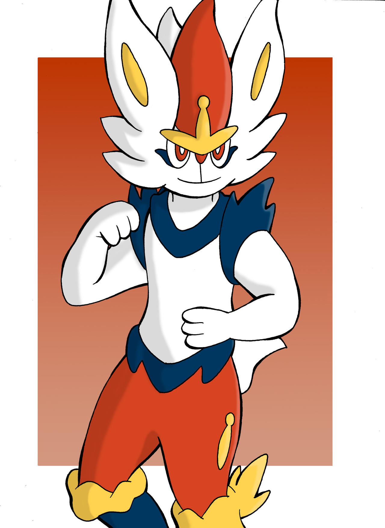 Cinderace Pokemon By Sebandicoot On Deviantart