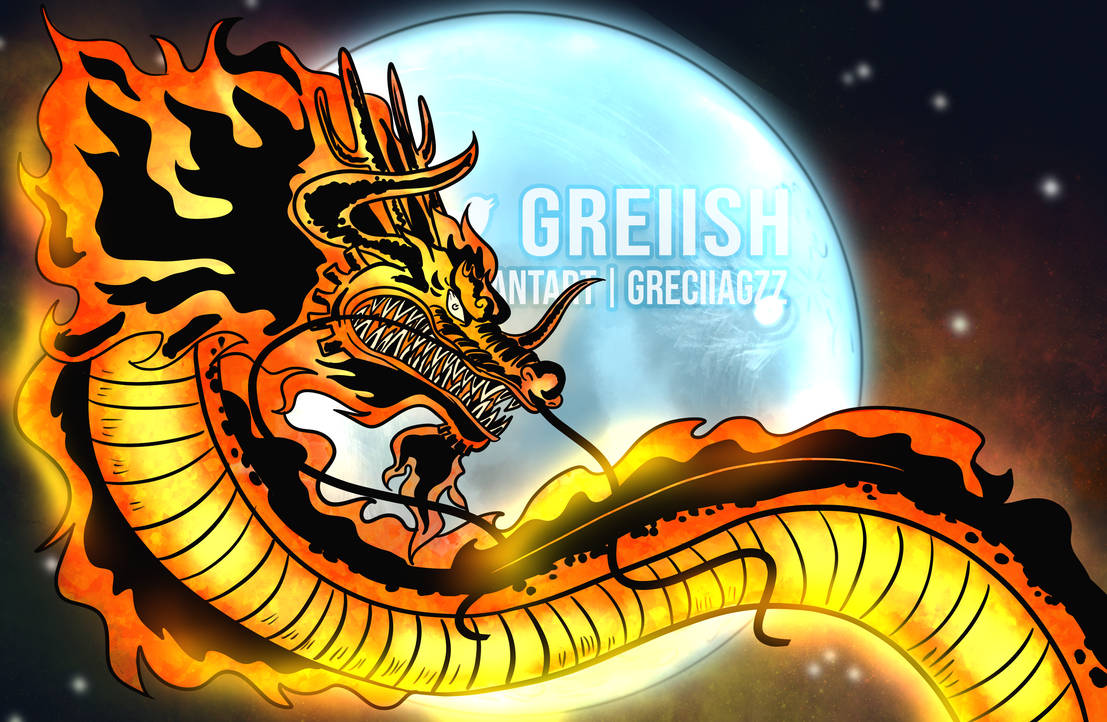 Flaming Drum Dragon - Kaido by greciiagzz on DeviantArt Flaming Drum Dragon - Kaido by greciiagzz on DeviantArt