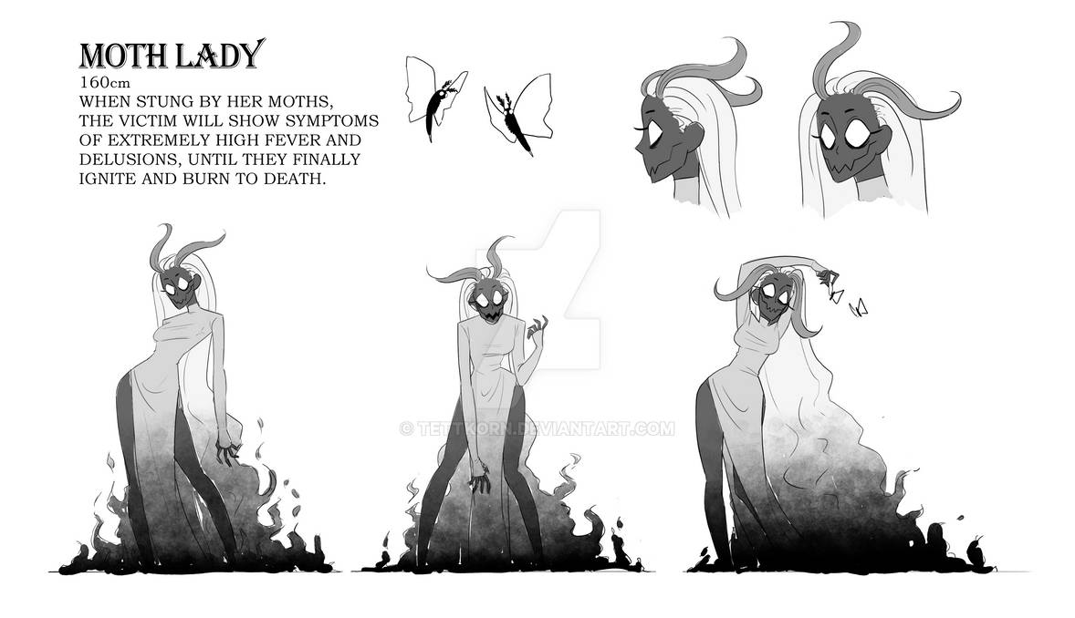 Villain Characterdesignmonsters Moth Lady By Tettkorn On Deviantart