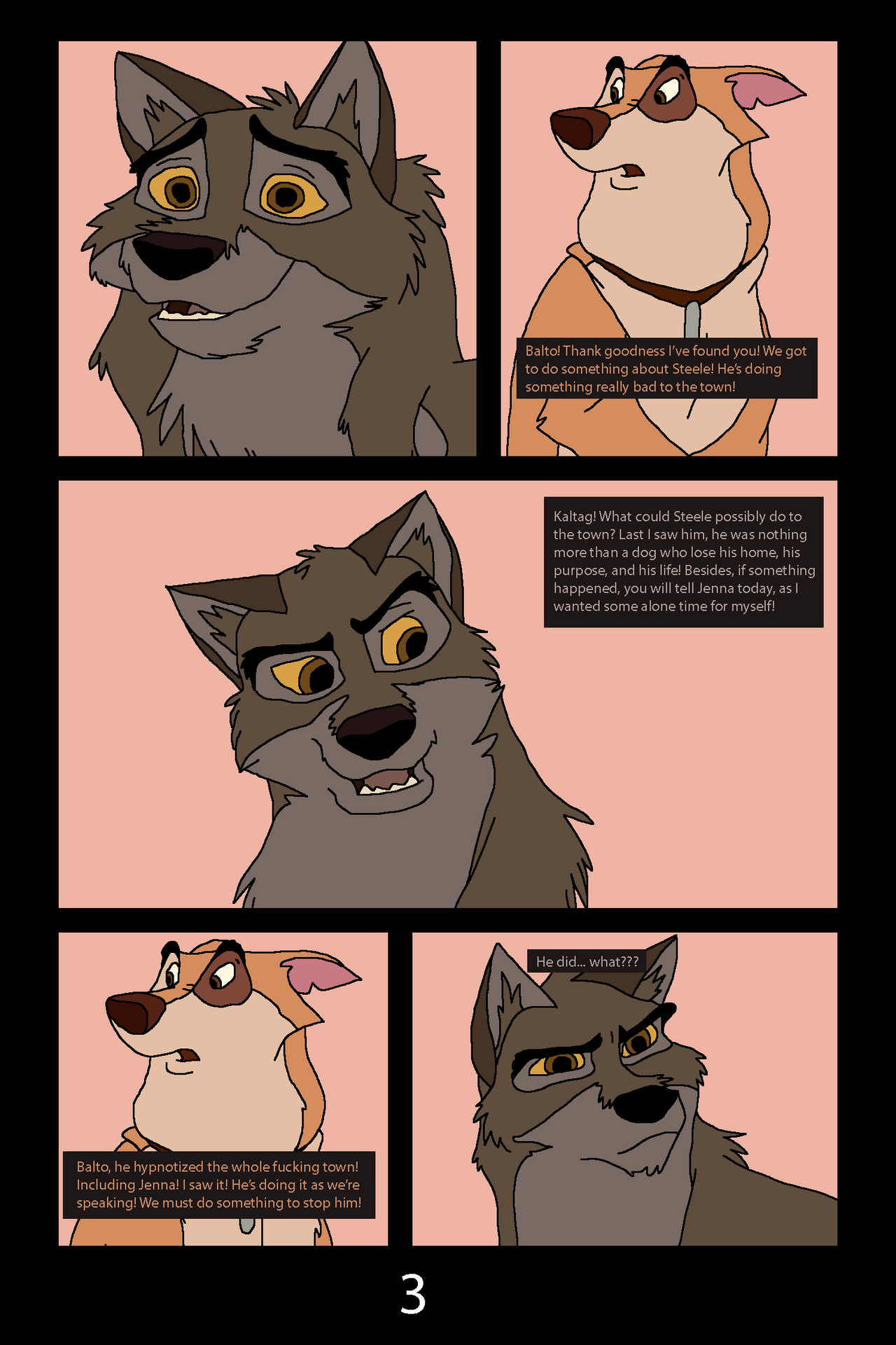 Balto Steele Bites Back Page 03 By Jhilton0907 On Deviantart