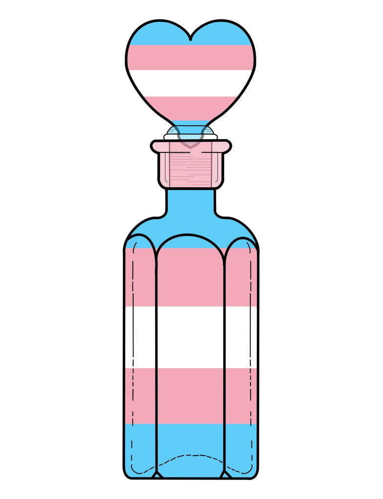 Trans Pride Potion By Sunflowerwitchling On Deviantart