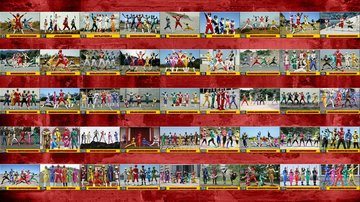 The 45 Super Sentai Teams By Nobuharuudou On Deviantart