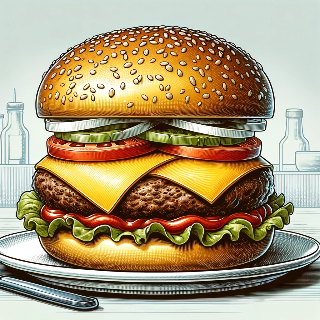 Cheeseburger By Mindvoyage On Deviantart