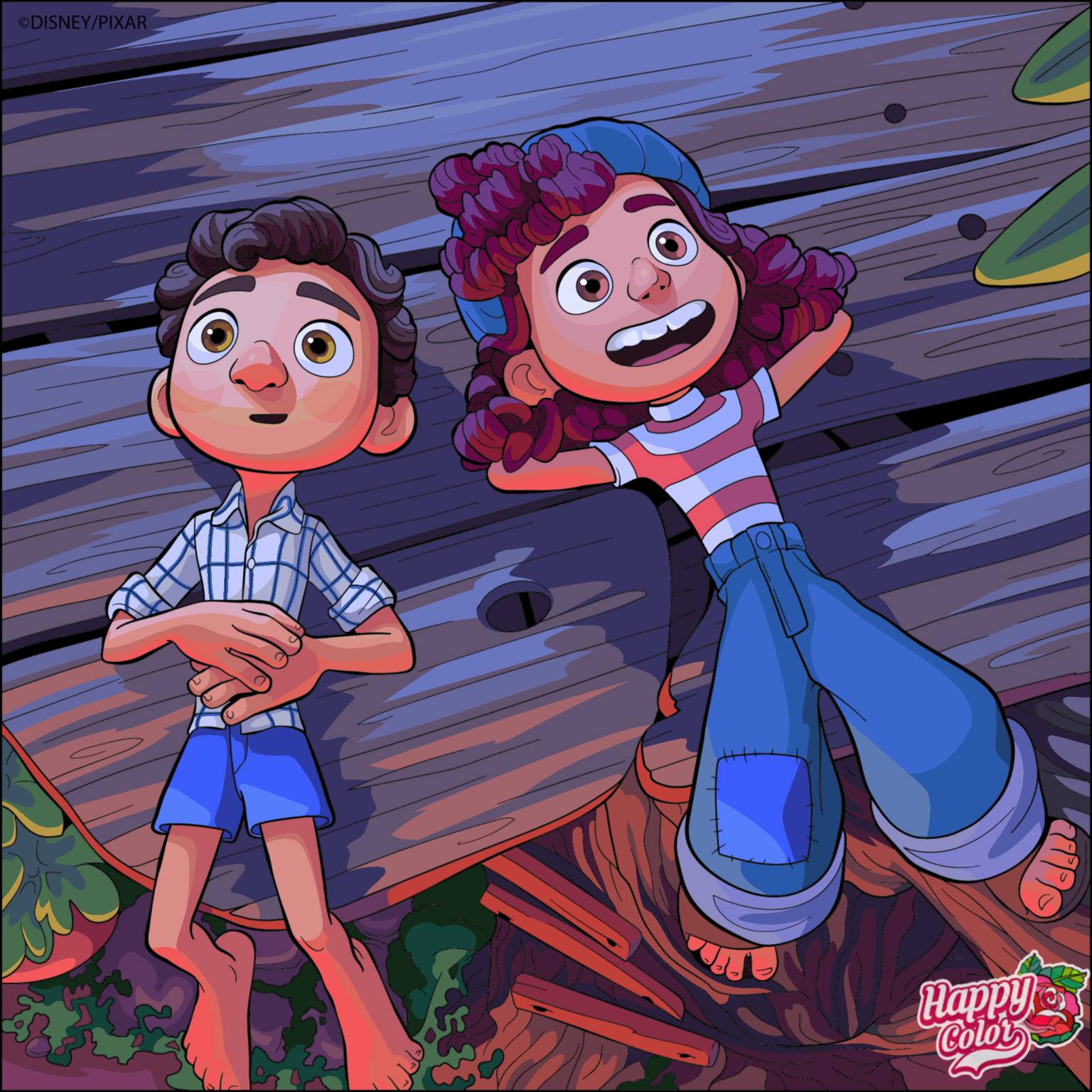 Luca And Giulia Watching The Stars By Ppg2009 On Deviantart