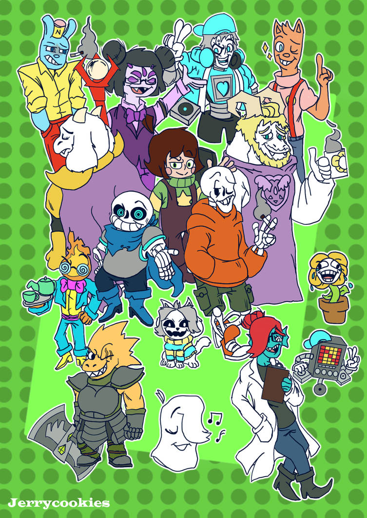 Underswap - Cast Lineup 2 by Jerrycookies on DeviantArt Underswap - Cast Lineup 2 by Jerrycookies on DeviantArt