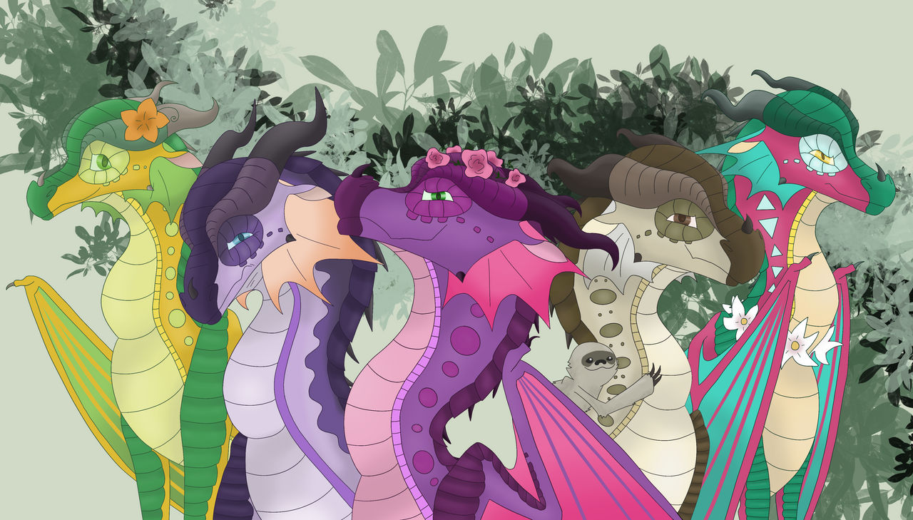 Rainwing Queens By Dragon Aud On Deviantart