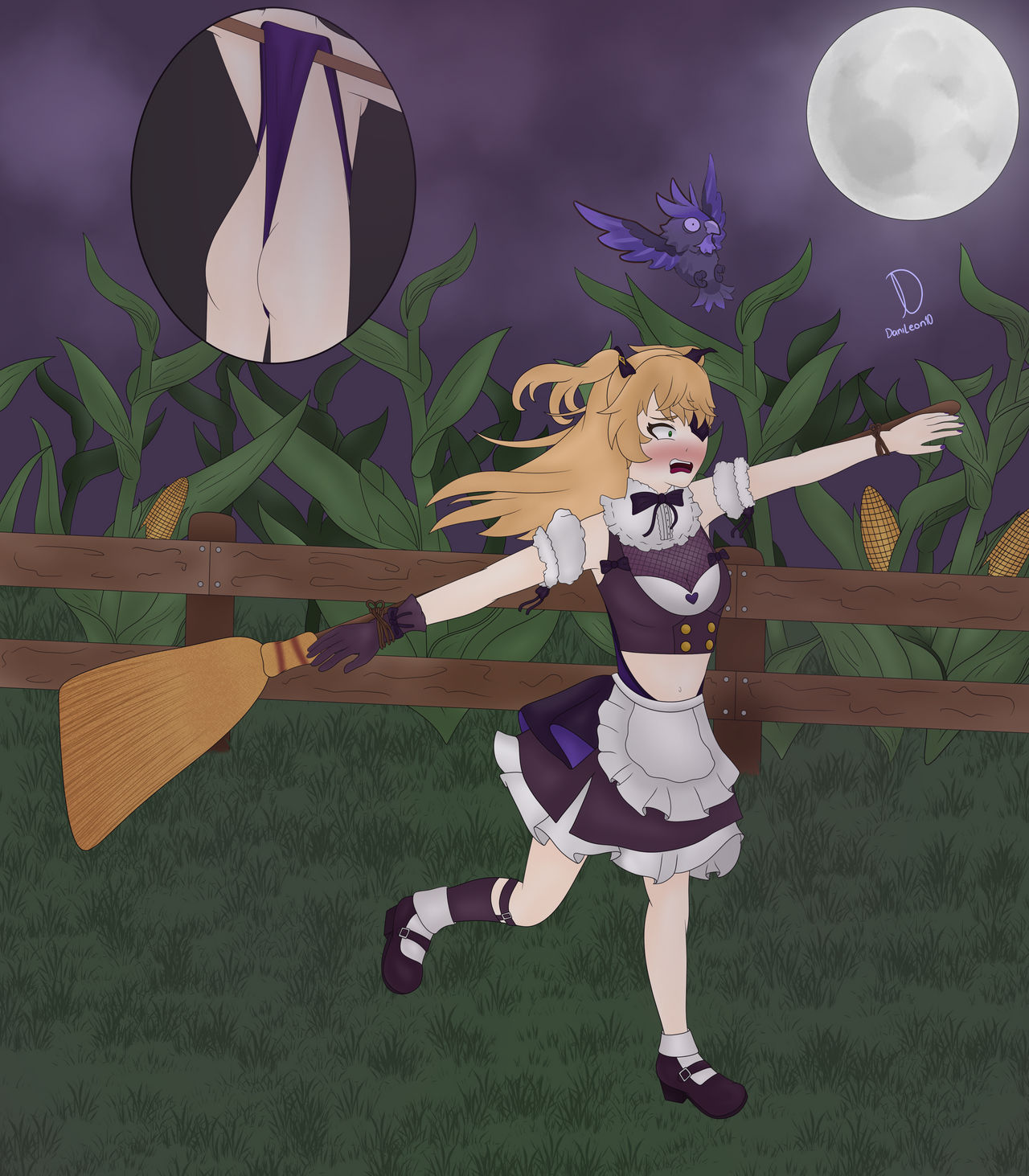 Fischl Scarecrow Wedgie By Danileon10 On Deviantart