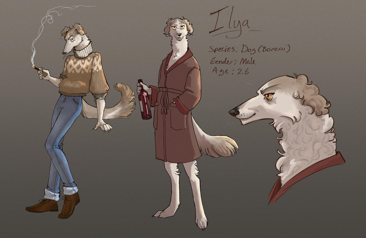 Ilya The Borzoi By Meemsteria On Deviantart