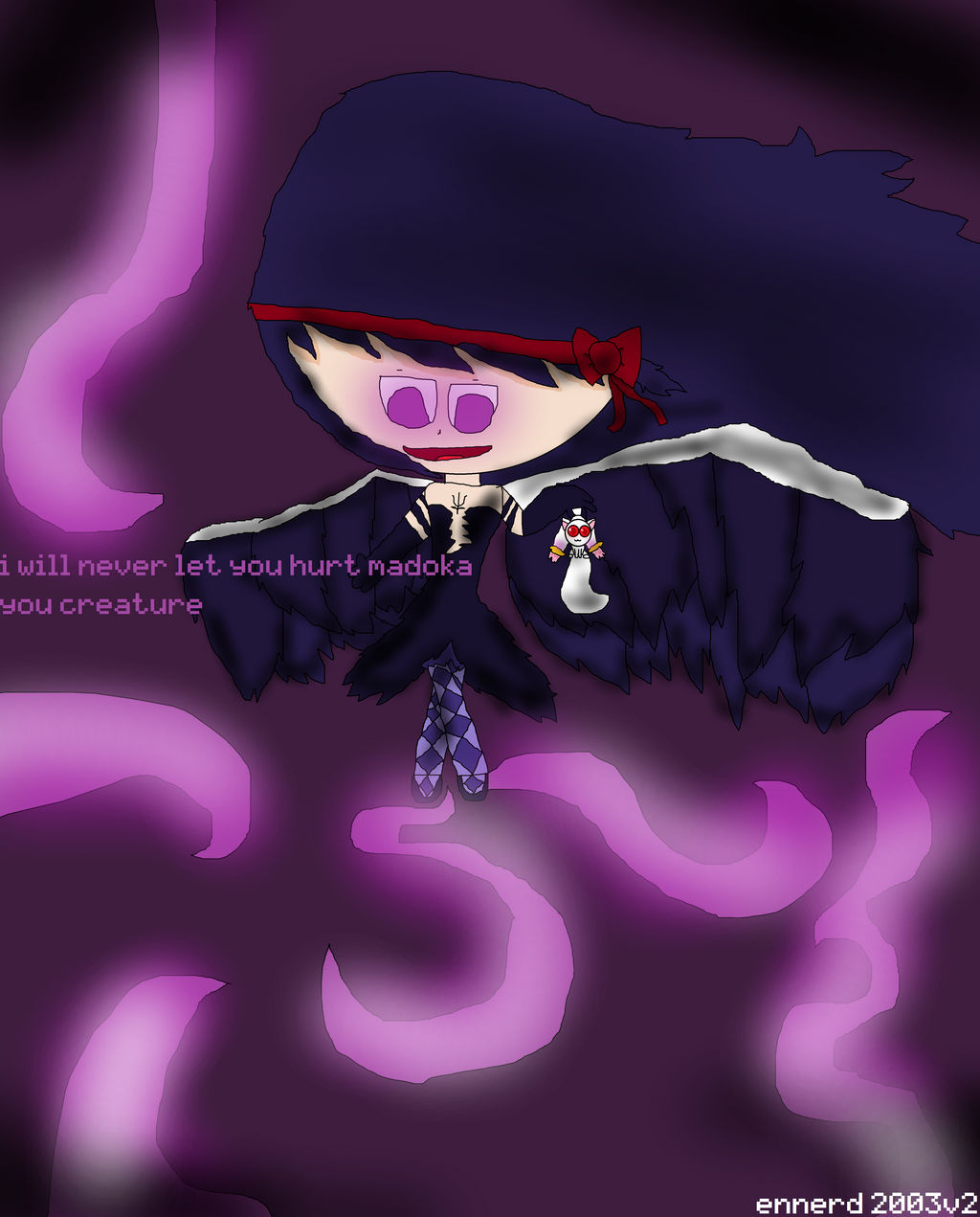 Devil Homura By Ennerd2003v2 On Deviantart