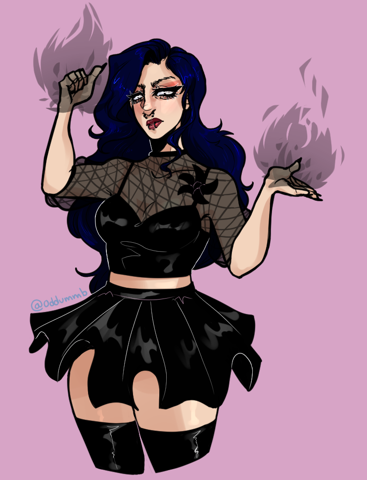 Big Tiddy Goth Gf By Autumnhitrockbottom On Deviantart