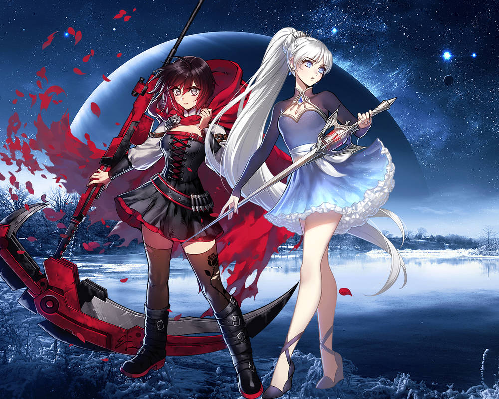 Ruby X Weiss Whiterose 3 By Alienskiller1 On Deviantart