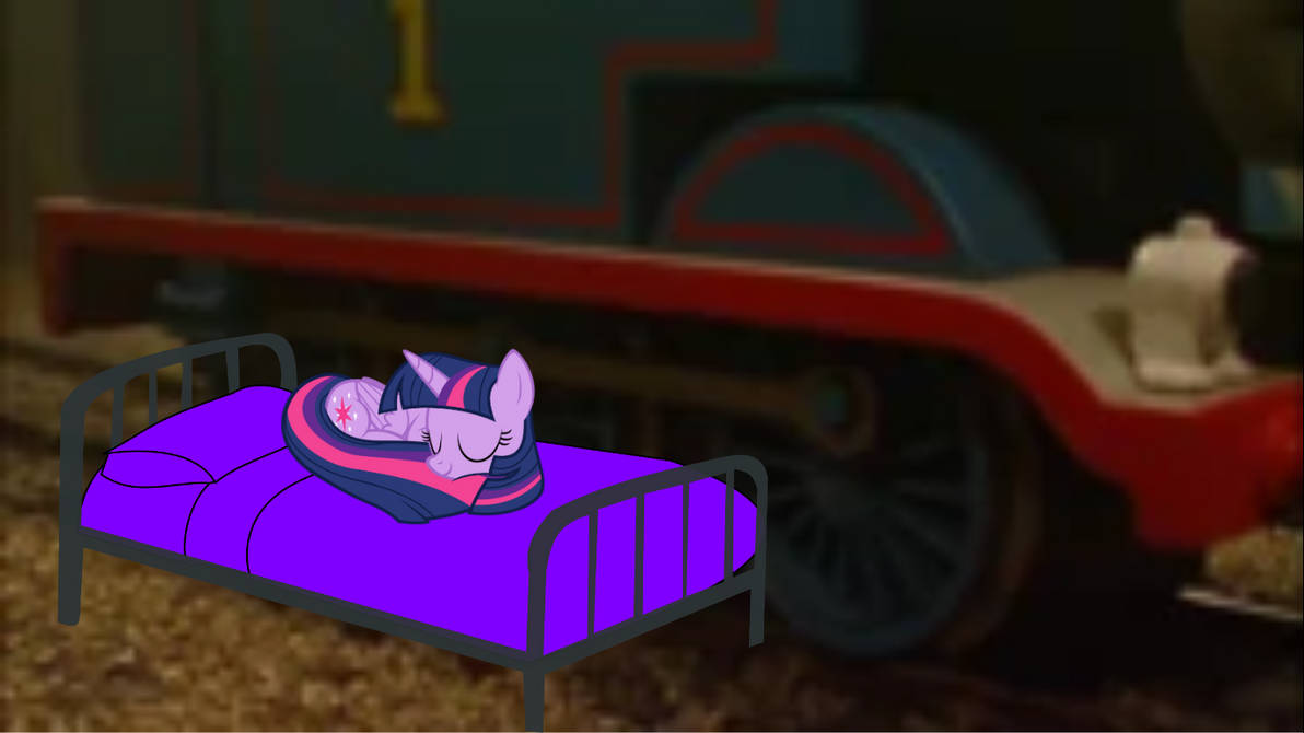 Twilight Sparkle Sleeping With Thomas By Lpstheforestengine On Deviantart