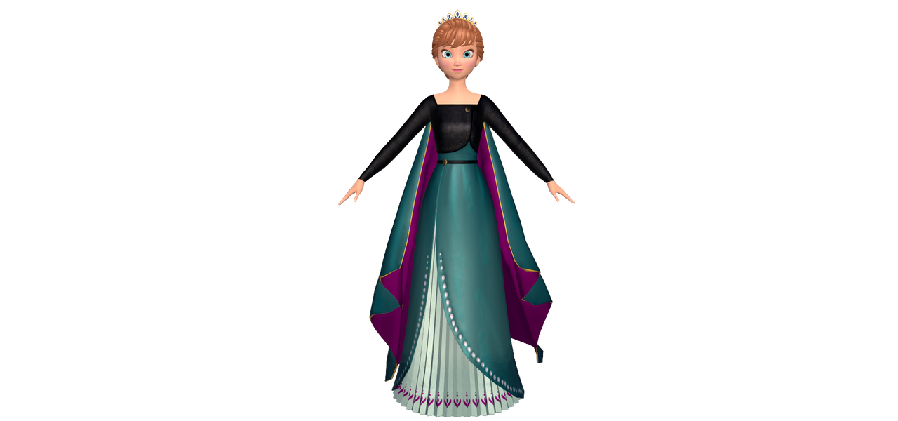 Queen Anna Wip Mmd By Houstpen On Deviantart