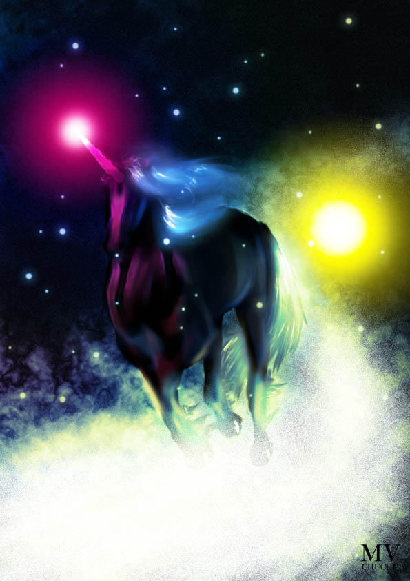 'Licorne noire' by ARTofCHUCHU on DeviantArt