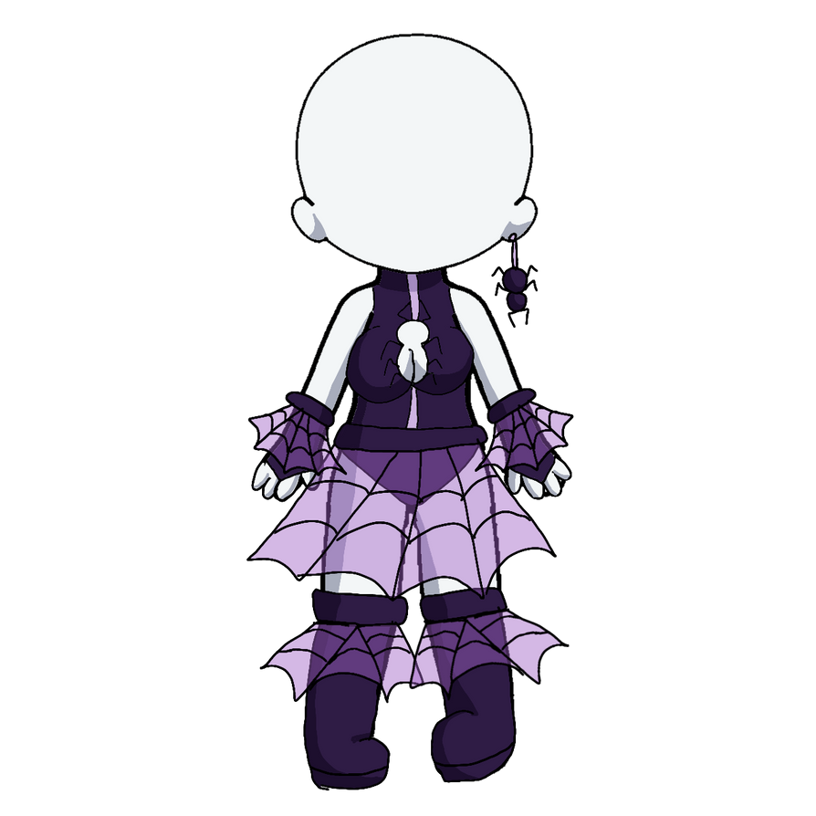 Spider Halloween Dress By Nezukorempadeviart07 On Deviantart
