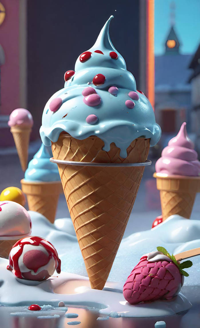 Ice Cream By Nezukorempadeviart07 On Deviantart