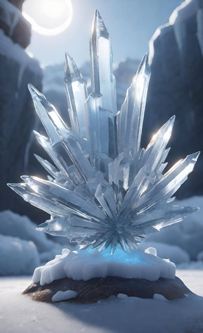 Ice Crystal By Nezukorempadeviart07 On Deviantart