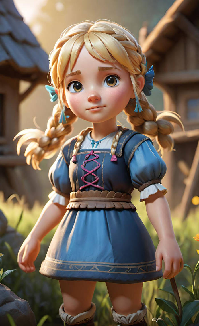 Villager Girl By Nezukorempadeviart07 On Deviantart