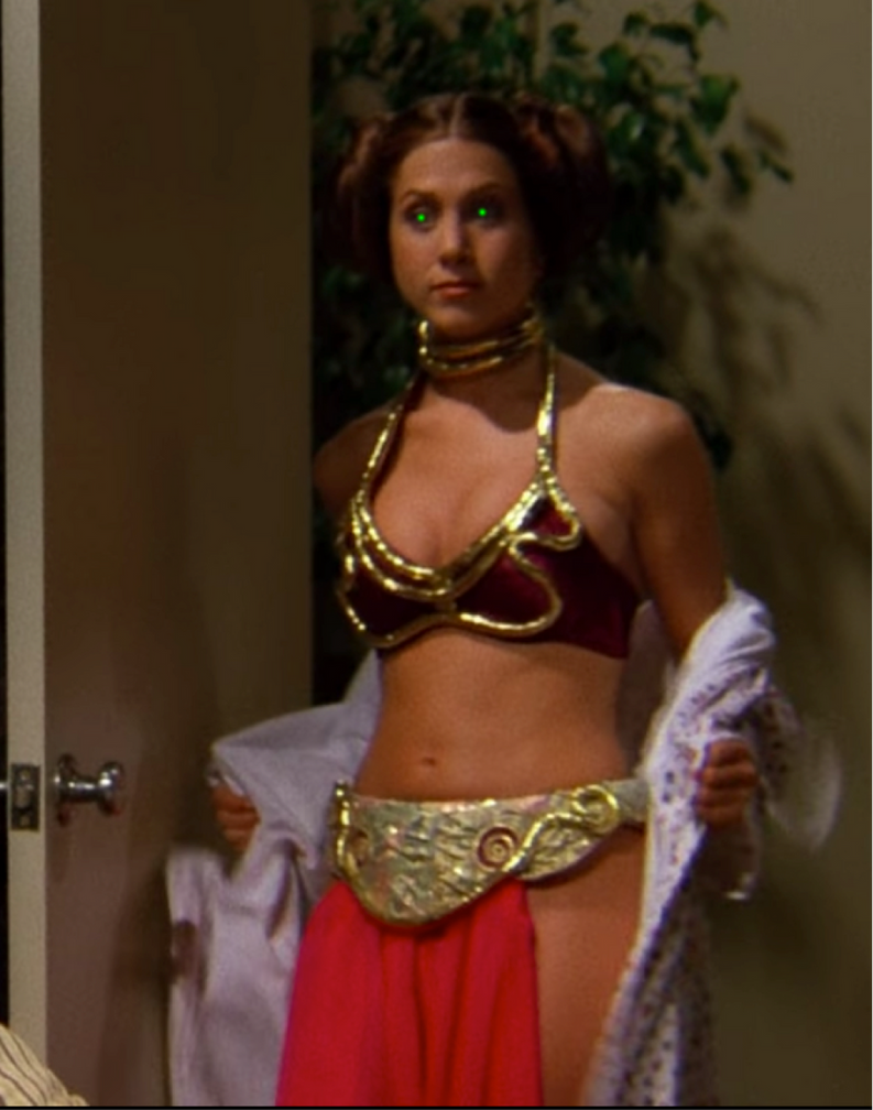 Rachel Green In The Costume Of A Slave Hypnotized By Sirgrey969 On Deviantart