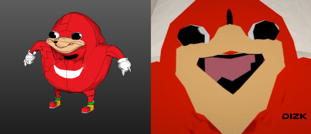 Ugandan Knuckles Pepakura Foam Cosplay By Dizoex2 On Deviantart