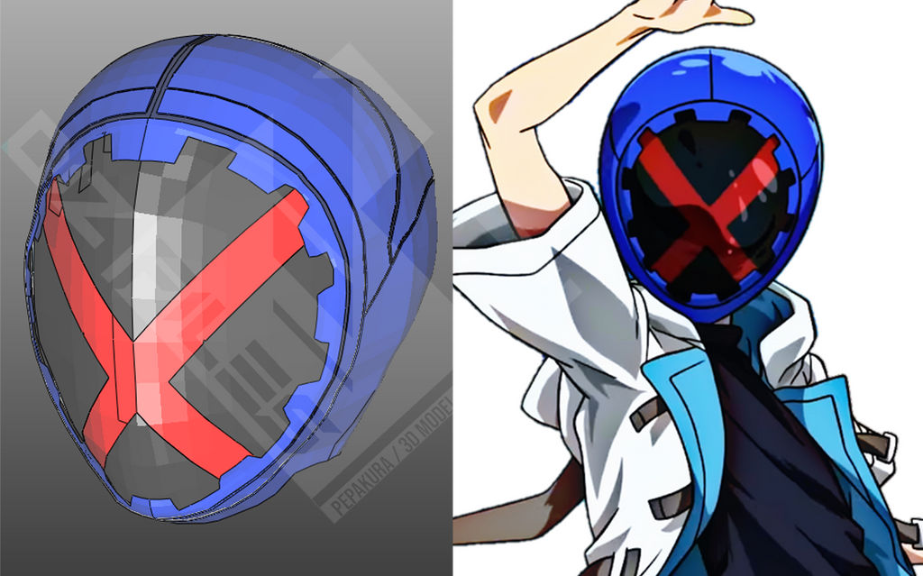Kamen X Beyblade X Helmet Pepakura Foam Patterns By Dizoex2 On Deviantart