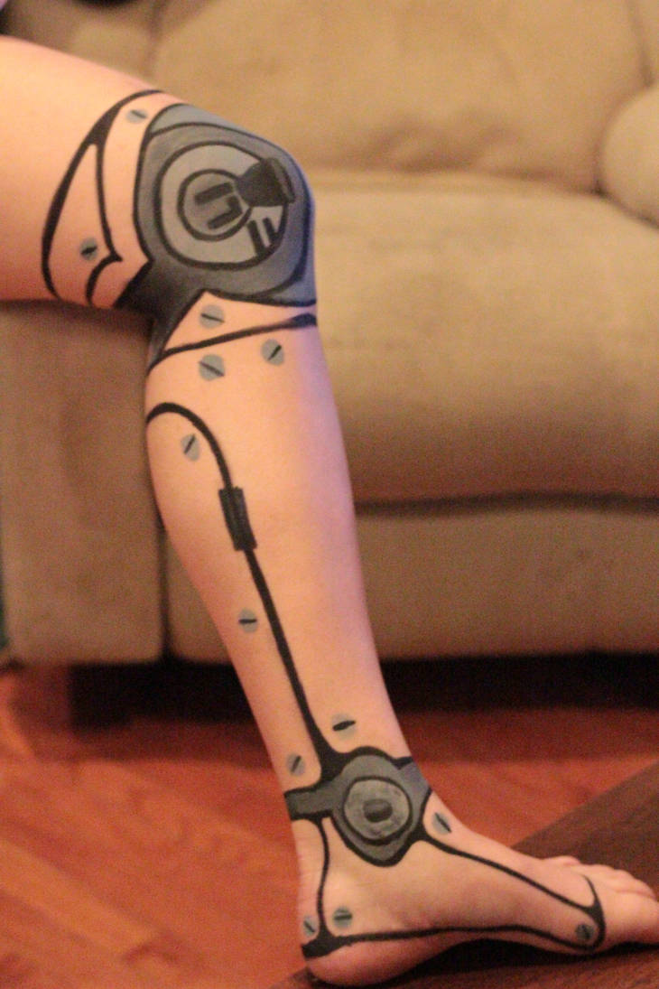 Cyborg Leg By Akoriapink On Deviantart