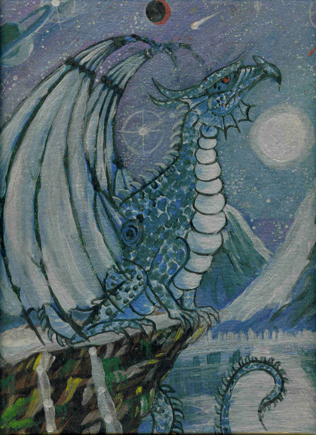 Blue Guardian Dragon by Leon-Sheldios on DeviantArt