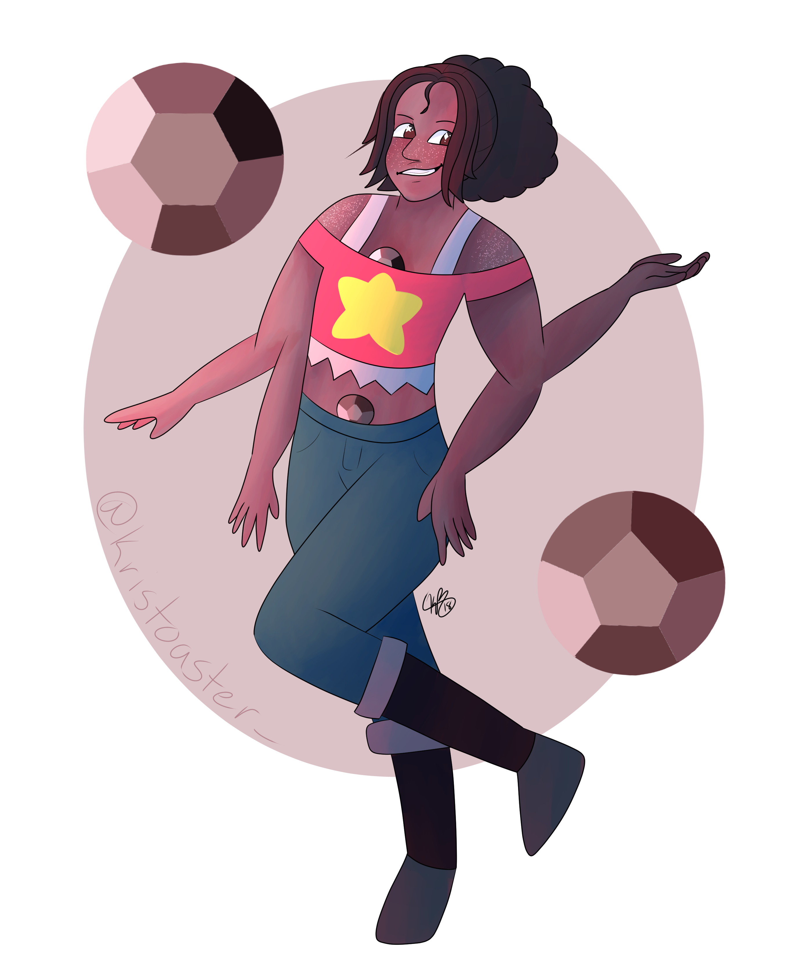 (SU) Amethyst/Steven/Connie Fusion | Smoky Quartz by kristoaster on ... (SU) Amethyst/Steven/Connie Fusion | Smoky Quartz by kristoaster on ...