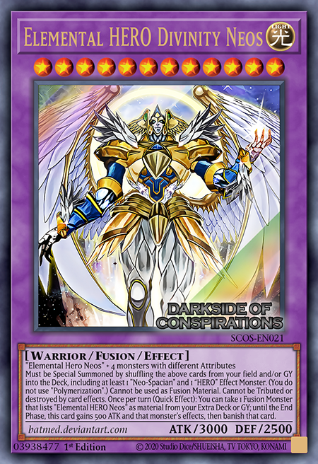 Elemental Hero Divinity Neos By Batmed On Deviantart