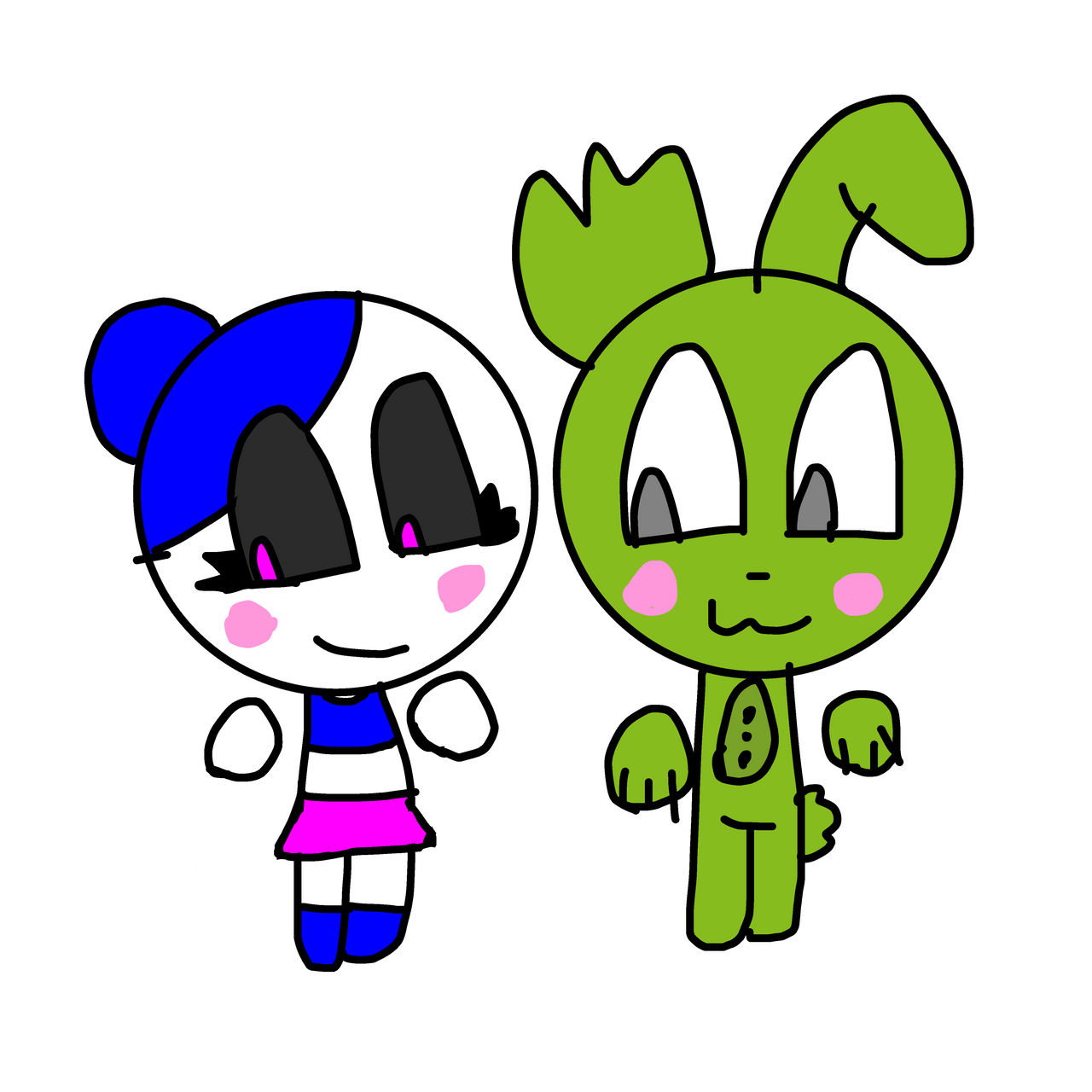 Springtrap X Ballora Chibi By Onlyfiregaming On Deviantart