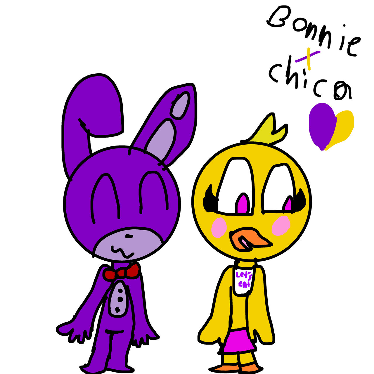 Chica X Bonnie By Onlyfiregaming On Deviantart