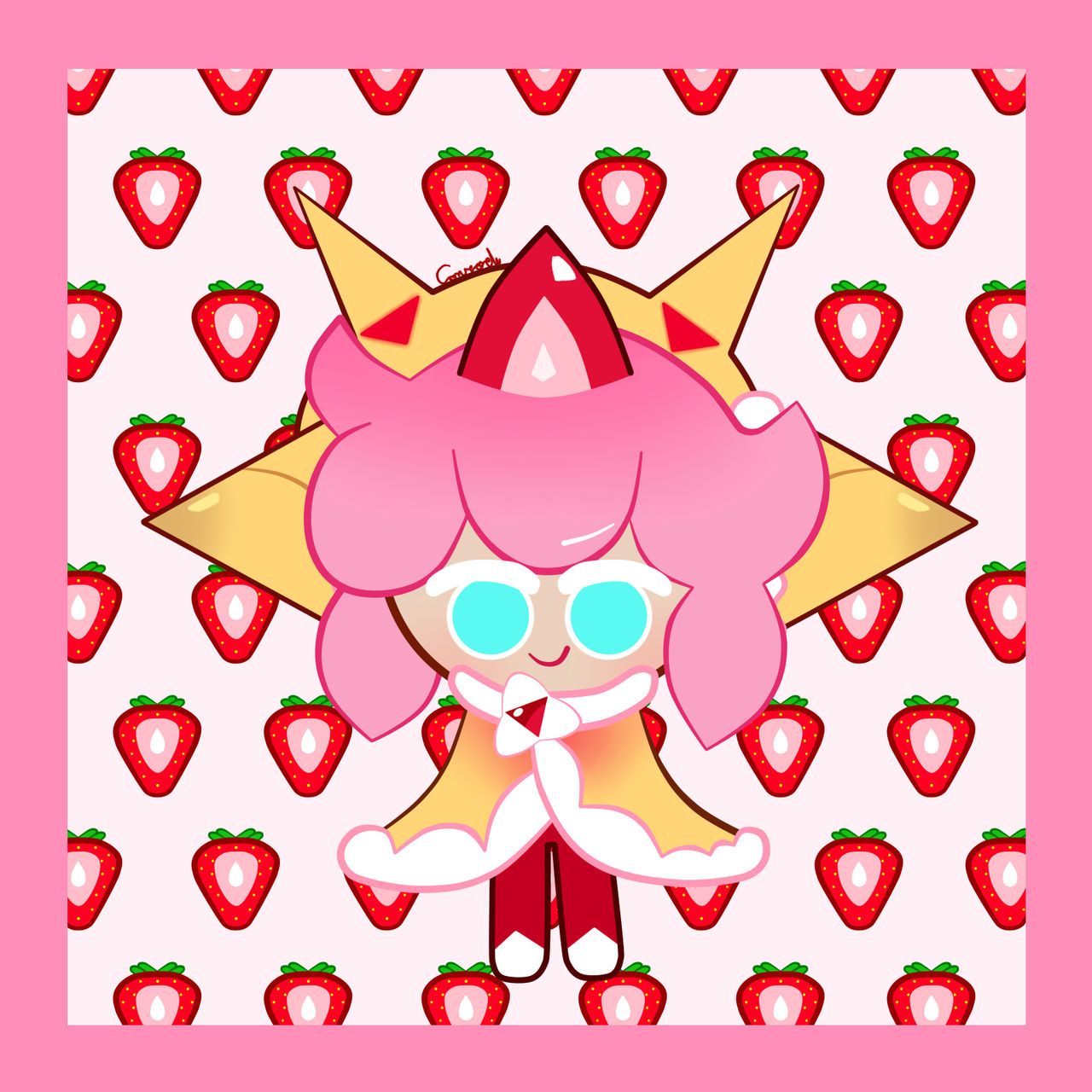 Strawberry Crepe Cookie By Blueberrycamille On Deviantart