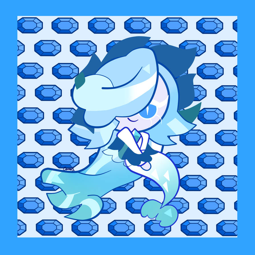 Aquamarine Cookie By Blueberrycamille On Deviantart