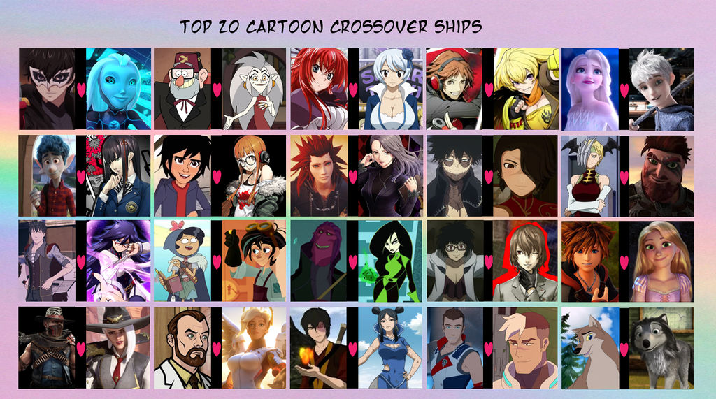 My Top 20 Cartoon Crossover Ships by JackSkellington416 on DeviantArt My Top 20 Cartoon Crossover Ships by JackSkellington416 on DeviantArt