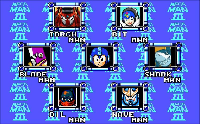 Mega Man 3 DOS: cannon stage select by marinostyle on DeviantArt Mega Man 3 DOS: cannon stage select by marinostyle on DeviantArt