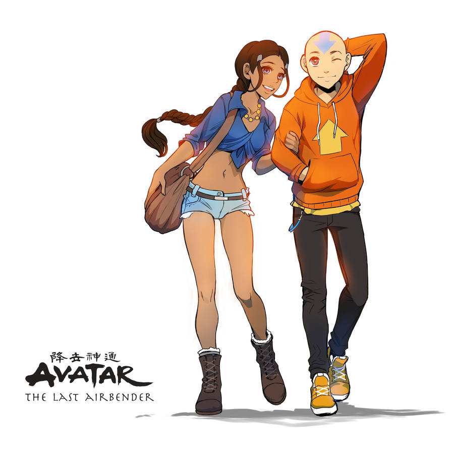 Aang X Katara Avatar Fanart By Precia T On Deviantart