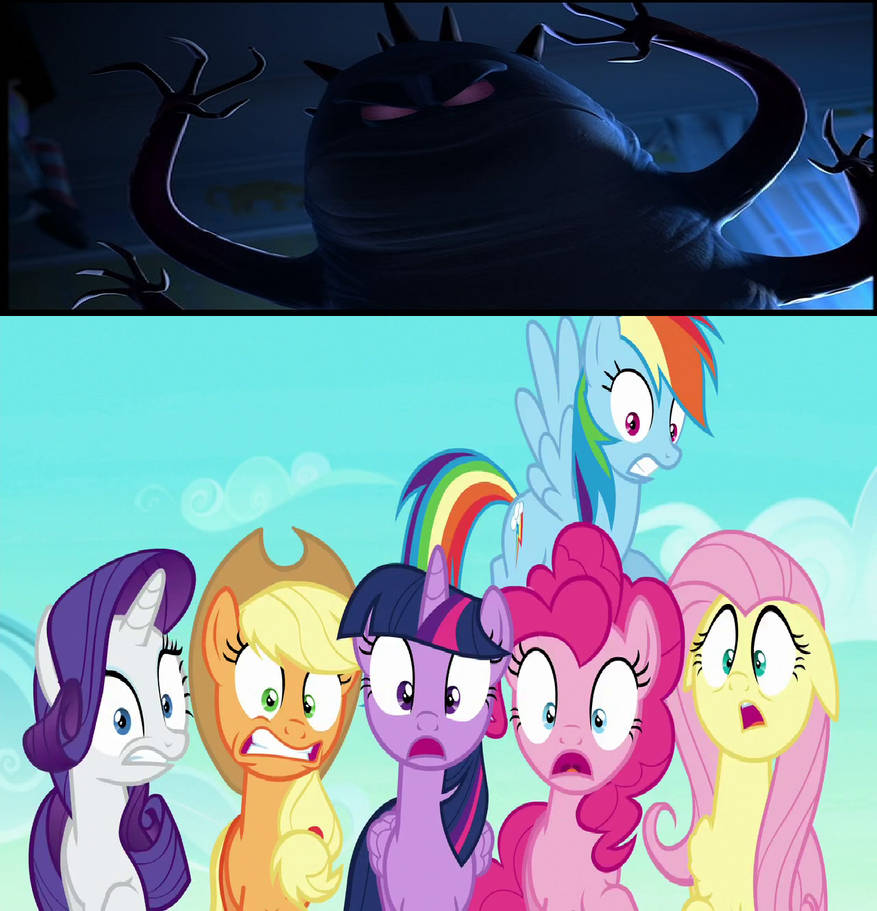 Thaddeus Bile Scares the Mane Six by Gojirafan1994 on DeviantArt Thaddeus Bile Scares the Mane Six by Gojirafan1994 on DeviantArt