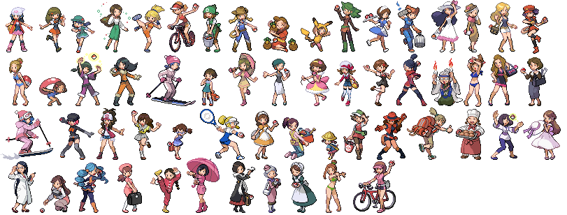 Female Sprites By Makaxsoul Lover On Deviantart