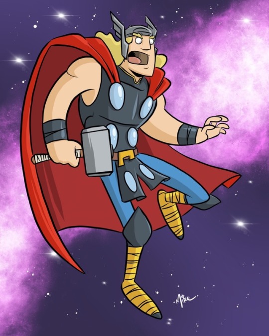 Thor In Space By Tyrannus On Deviantart