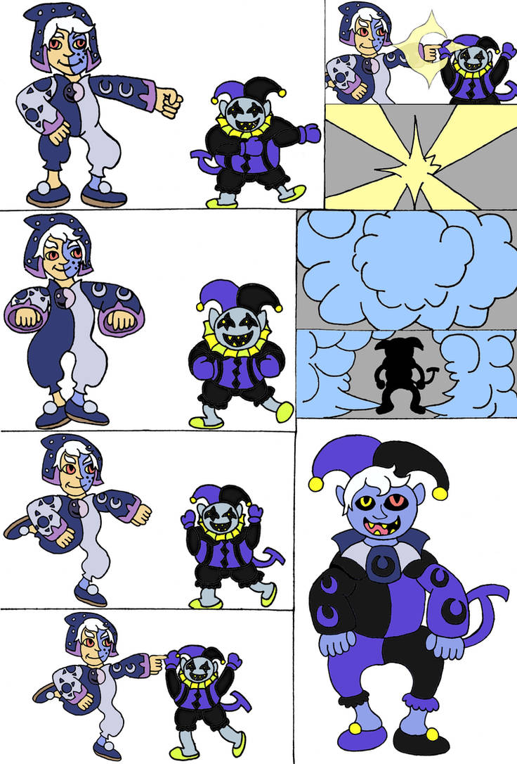 Jevil And The Collector Fusion Comic By Madsceptictrooper On Deviantart